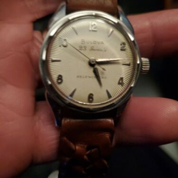 BULOVA 23 Sunburst Self Winding Watch. 23 Jewels 10BPAC Automatic 1950â ...