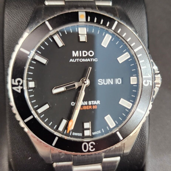 Used Mido Men's Black Watch - M0264301105100 (original box ...