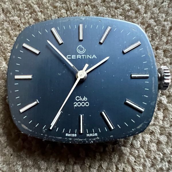 Vintage Certina Club 2000 Wristwatch Manual Wind 23-36 - 34mm Circa ...