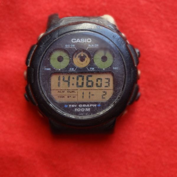 Vintage CASIO Tri Graph TGW-10 [for parts/repair] | WatchCharts Marketplace