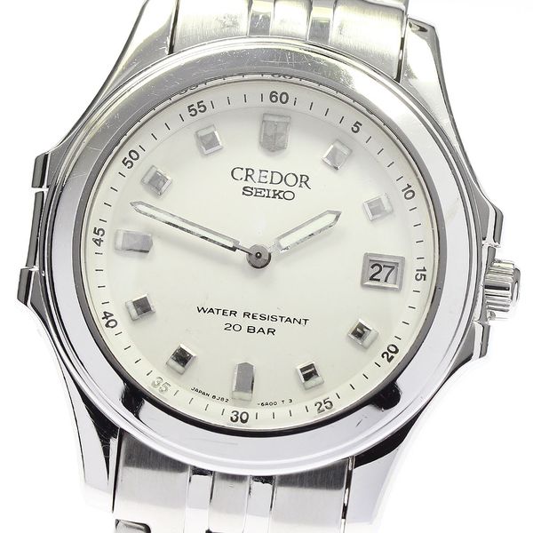 [SEIKO] Seiko Credor Pacific Date 8J82-6A00 Quartz Men's_719166 [Used ...