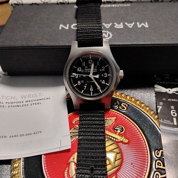 Marathon SS General Purpose Military Issue Mechanical ETA 2801 ...