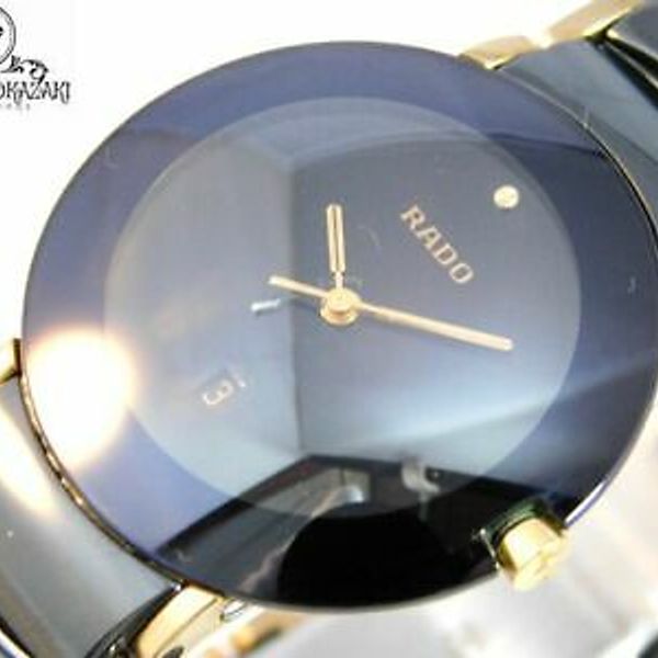 RADO DIASTAR 129.0300.3 BALCK GOLD MEN'S VINTAGE WATCH SWISS MADE ...