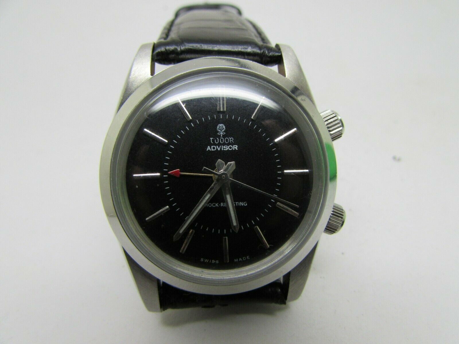 Vintage Rolex Tudor 7926 Alarm Advisor Small Rose Wind Men Watch ...