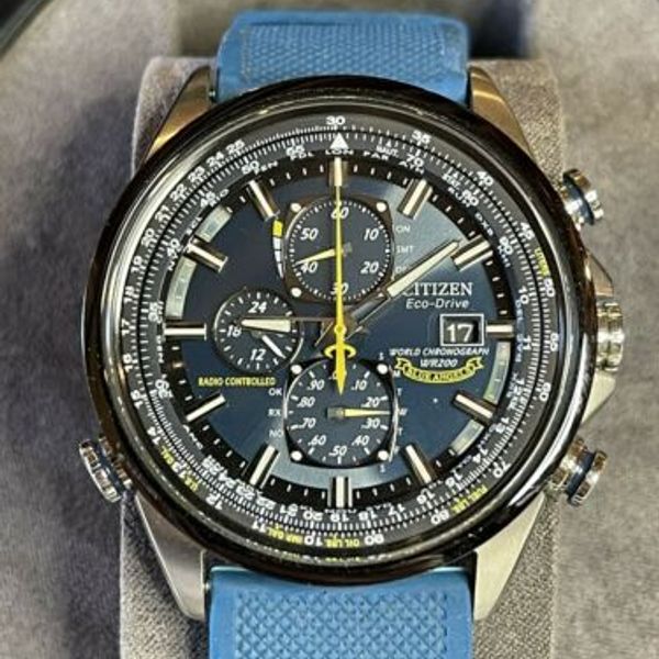 Citizen Blue Angels World A-T Eco-Drive Men's Watch AT8020-03L ...