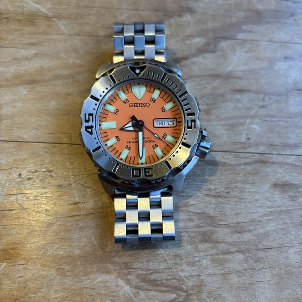 Seiko SKX781 Gen 1 Orange Monster Excellent Condition automatic Divers ...