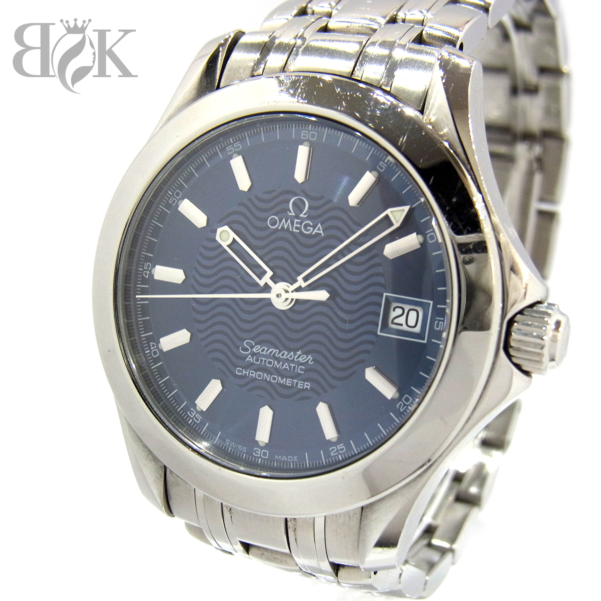 Omega Seamaster 120 2501.81 Men's self-winding blue dial band washed ...