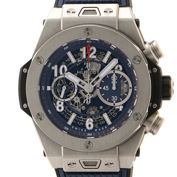 2020 HUBLOT Hublot Big Bang Unico Blue 411.NX.5179.RX Titanium/Rubber ...