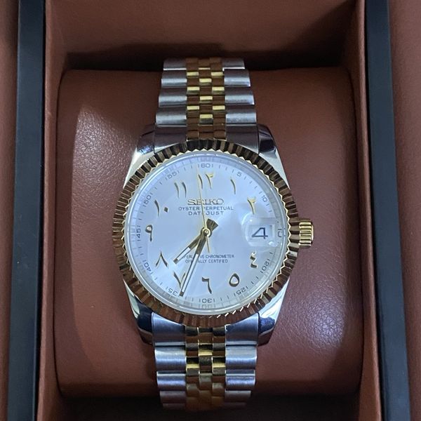 Seiko Date just Arabic Dial | WatchCharts Marketplace