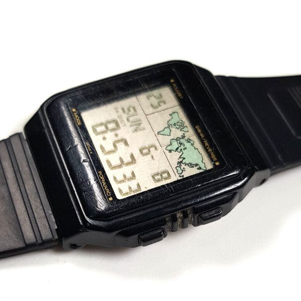 Vintage Casio W-50U World Time Quartz Watch. 1980's. Working ...