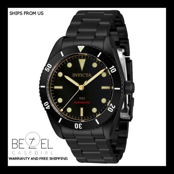 Invicta Vintage Pro Diver Automatic Diver's 34337 200M Men's Watch ...