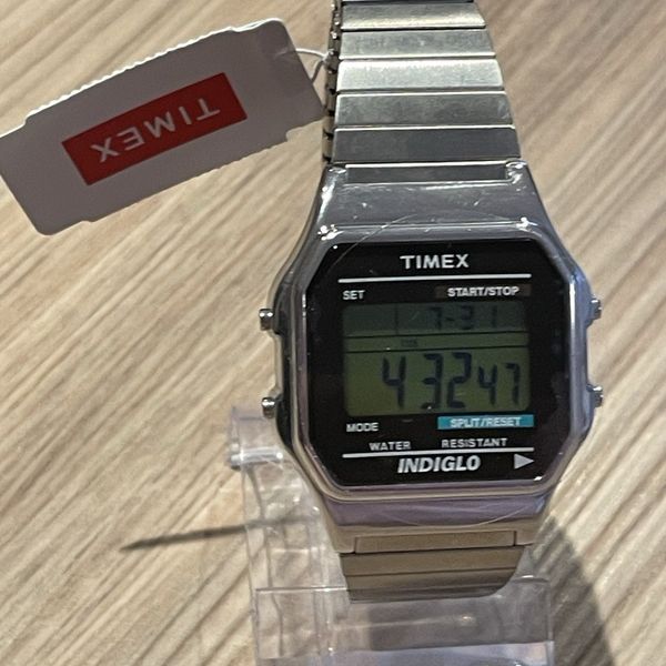 TIMEX Indiglo T78587 Mens Watch - 34mm Face, Quartz, Stunningâ ...