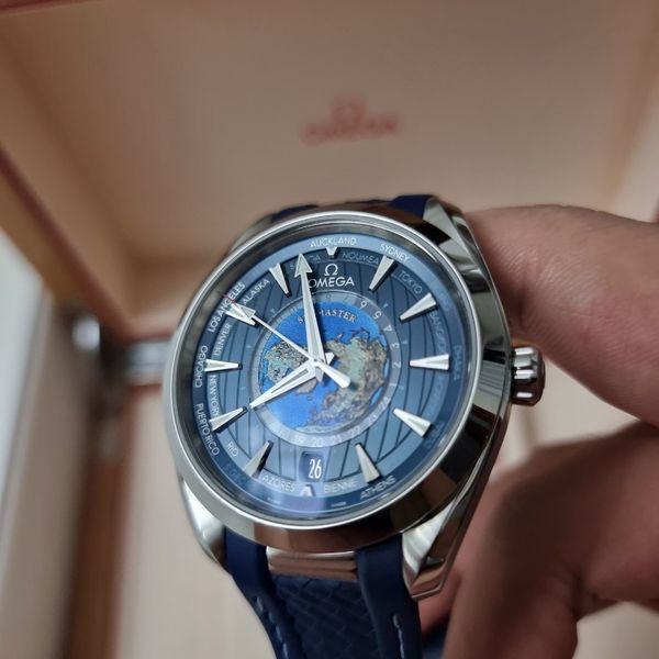 [LNIB] Omega Seamaster Worldtimer Aquaterra chronometer GMT dated Late 2022 | WatchCharts ...