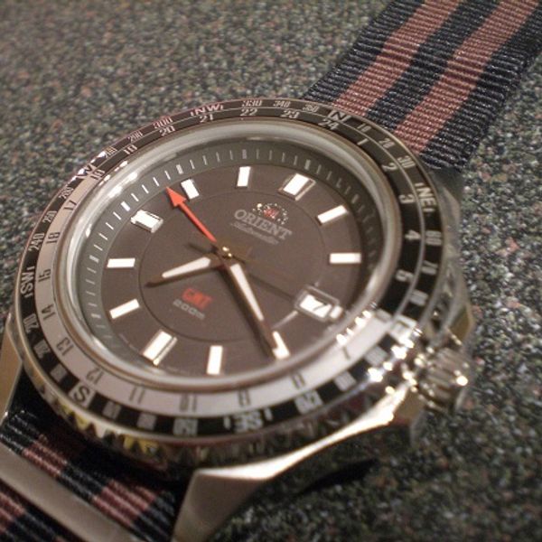 FSOT Orient 200m Excursionist 45mm GMT grey dial | WatchCharts Marketplace