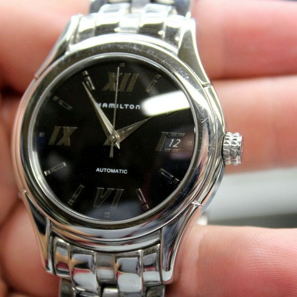 HAMILTON Jazzmaster Automatic Men's Roman Numerals Watch | WatchCharts ...