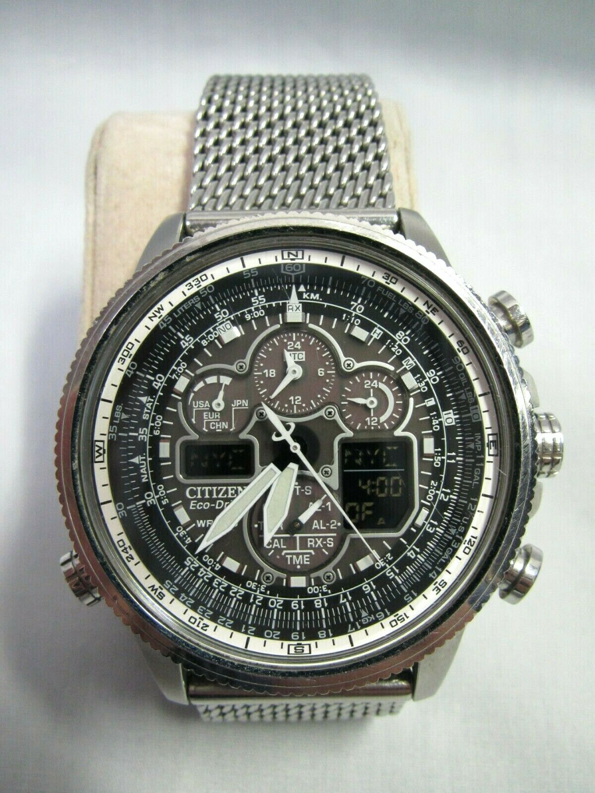 Citizen Navihawk AT Eco-Drive Chrono Watch U680-S092876 JY8030-83E ⭐ ...