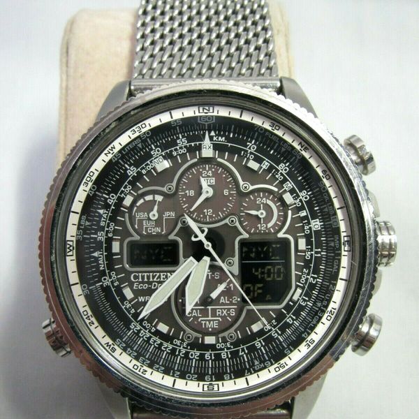 Citizen Navihawk AT Eco-Drive Chrono Watch U680-S092876 JY8030-83E ⭐ ...