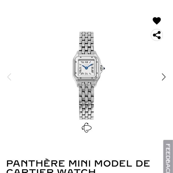 Brand New Cartier Panthere Mini model | WatchCharts Marketplace