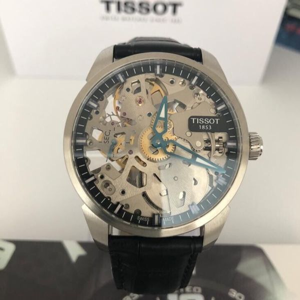 Tissot T-Complication Squelette 43mm Mechanical T070.405.16.411.00 Men ...