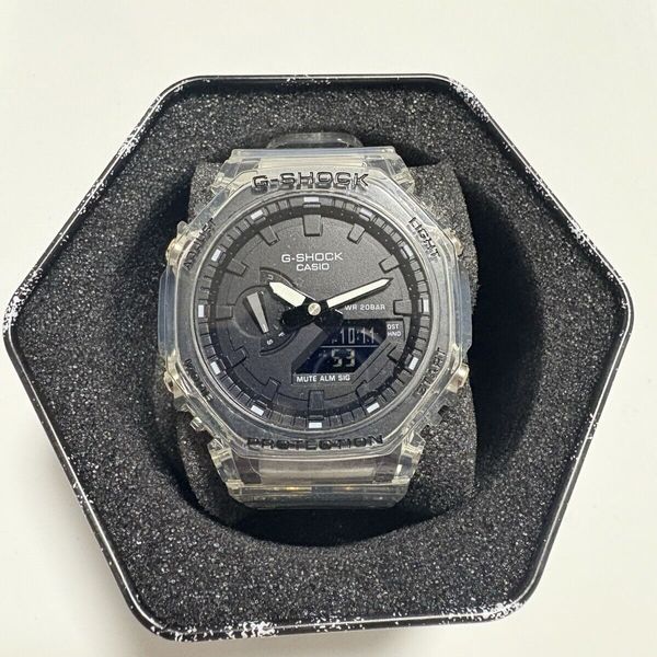 Casio G-Shock Clear Transparent Black Men's Watch - GA2100SKE7ADR ...
