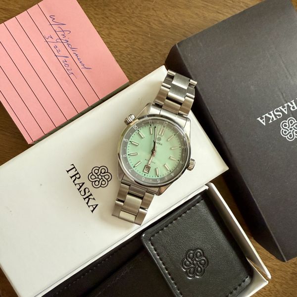 [WTS] Traska Venturer Mint Dial | WatchCharts Marketplace