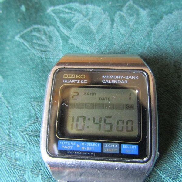 Seiko M354-5019 James Bond Moonraker Memory Bank Calendar Watch, New ...