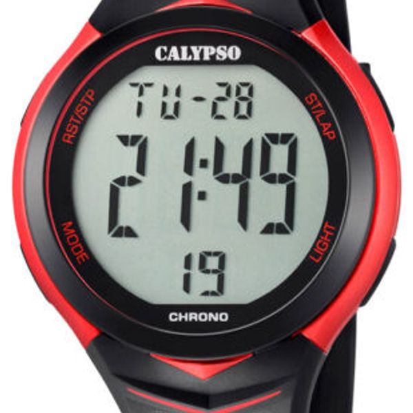 Calypso Watch Digital Watch K5730/3 Black Red | WatchCharts