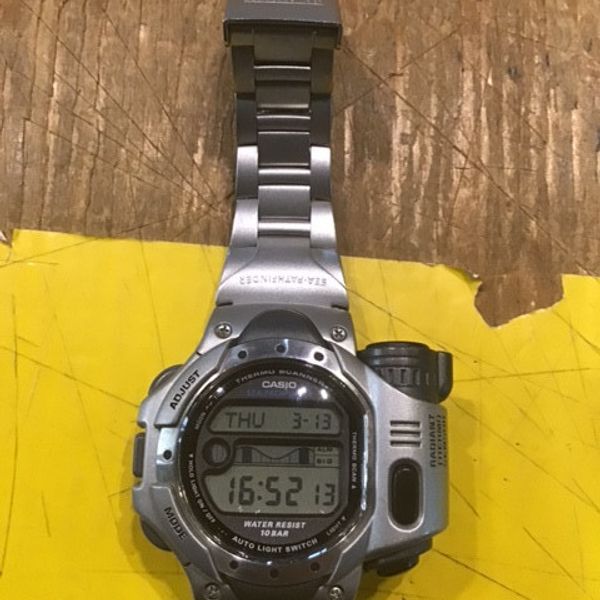 Casio Sea Pathfinder SPF10 Radiant Thermo Scanner Tide Moon Graph ...