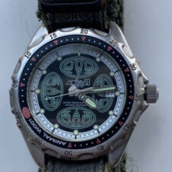 Animal W001 watch and strap Working New Battery Surf/skateboard ...