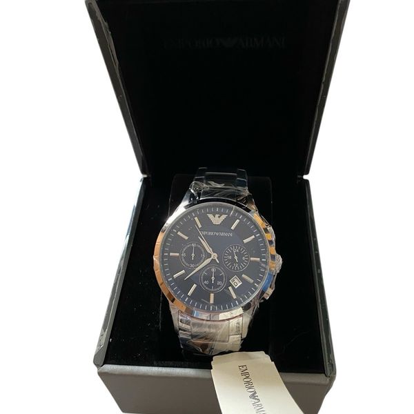 Emporio Armani AR2448 chronograph Stainless Steel Menâ s Watch ...