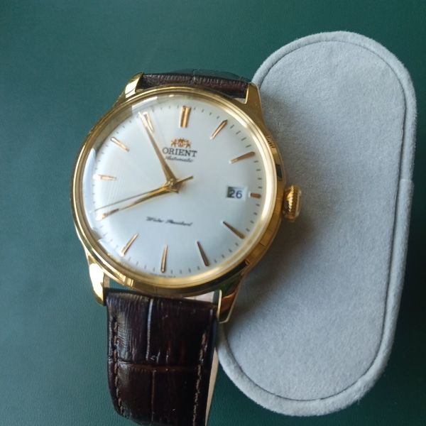 Orient RA-AC0M01S30B Classic Automatic Mens Watch 38mm 3ATM Gold Tone ...