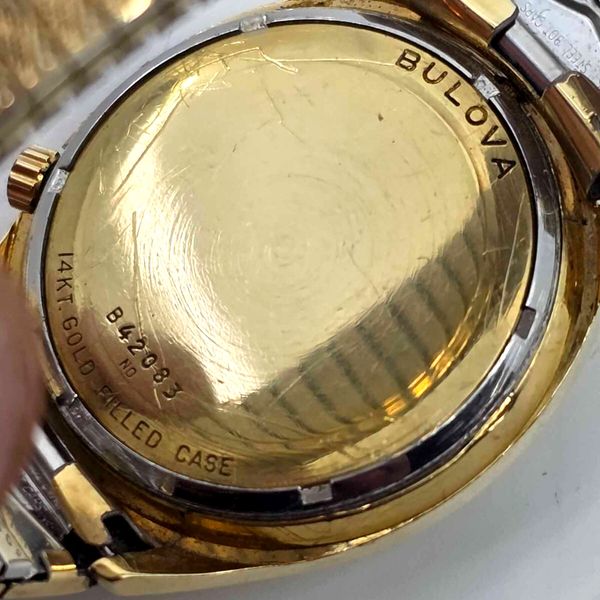 Rare Bulova Accutron R.R.218 Canadian Railroad 14k GF Quartz Watch ...