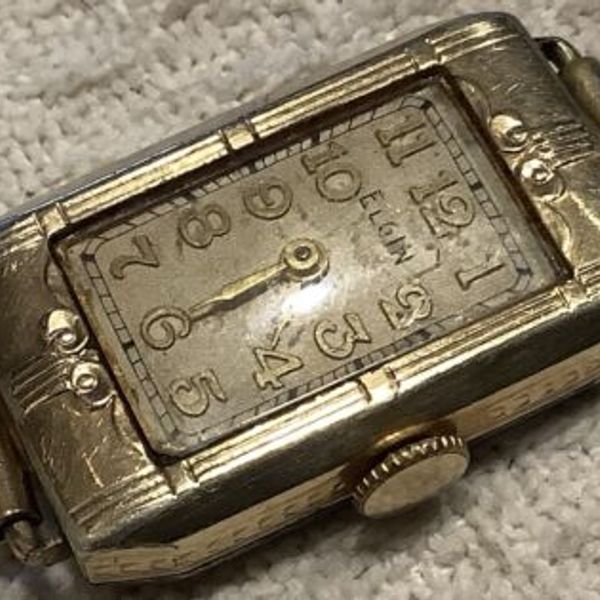 Vintage Elgin Ladies Mechanical Wristwatch 10K Rolled Gold ...