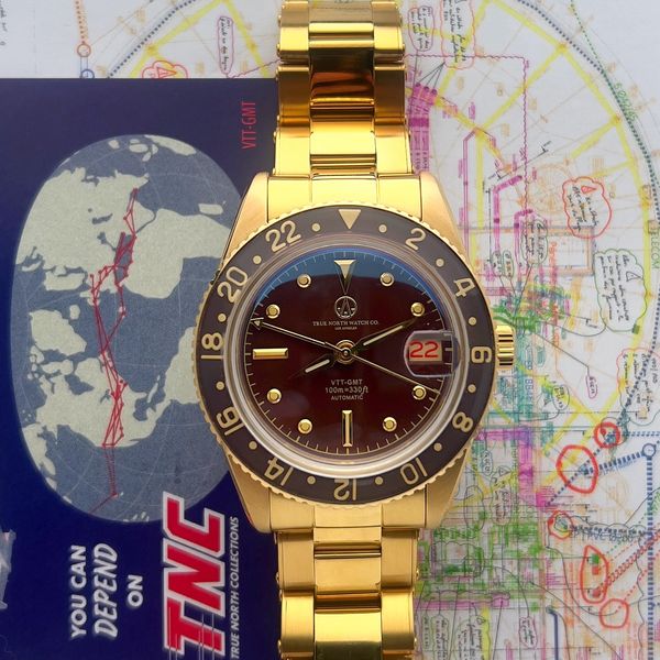[WTS] True North Watch Co. “Concorde” VVT PVD Gold with Brown Dial ...