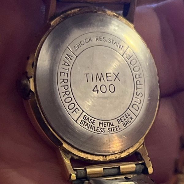 Vintage Timex 400 17 Jewels GoldTone Mechanical Men's Watch ...