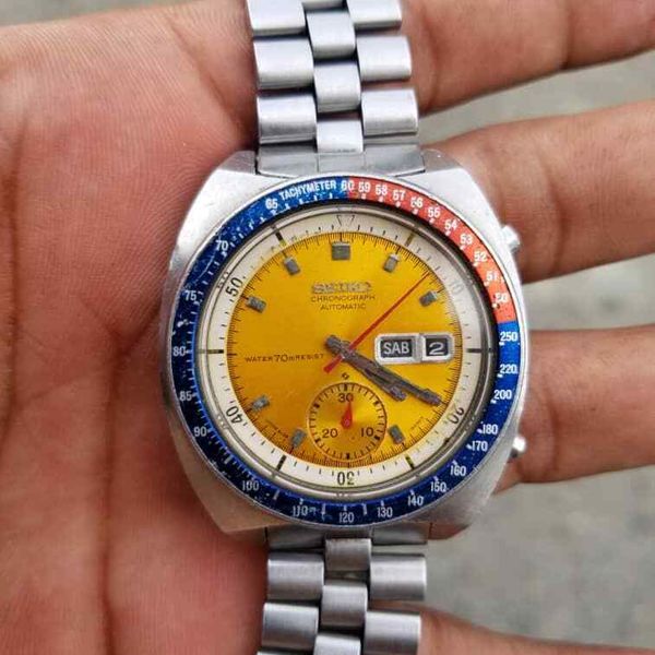 Seiko Pepsi Pogue Water 70m Resist 6139-6002 Vintage Watch - CW ...