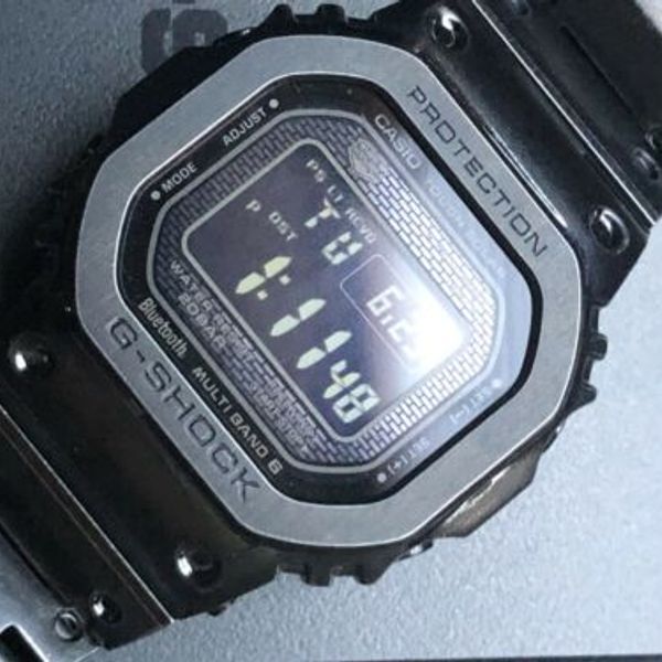 Limited Edition Casio G-Shock Full Metal Black Aged IP Watch GMW-B5000V ...