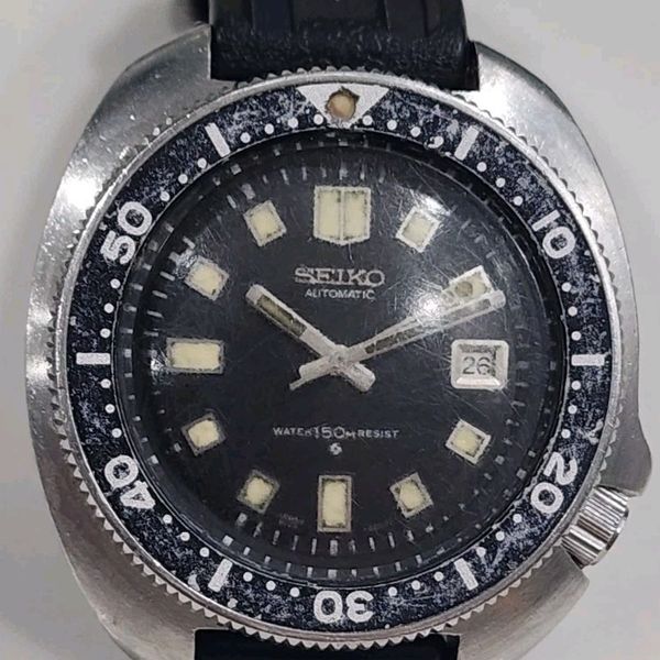 1976 SEIKO 6105-8110 Captain Willard Apocalypse Now Men's Second Diver ...