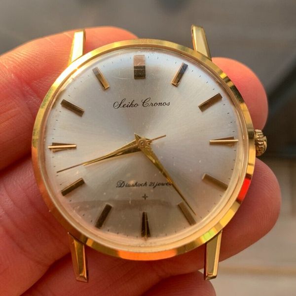 1960's Seiko Cronos Men's Watch, JDM, Gold plated/filled, 36mm Rare ...