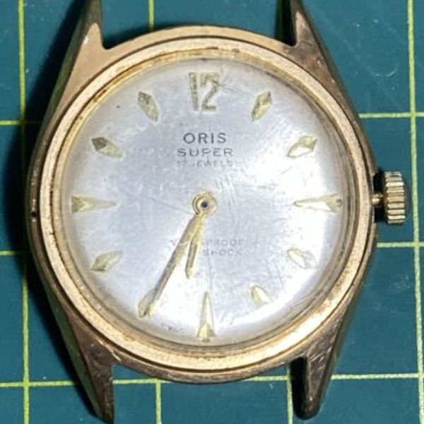 Vintage Mens Watch Oris super 17 jewels, spares Repairs. | WatchCharts Marketplace
