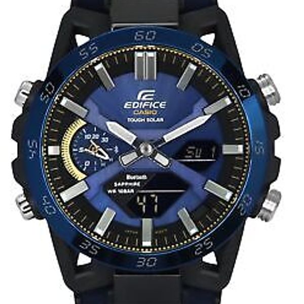 Casio EDIFICE Sospensione 50th Anniversary Limited Edition ECB-2000SS-2A Watch | WatchCharts ...