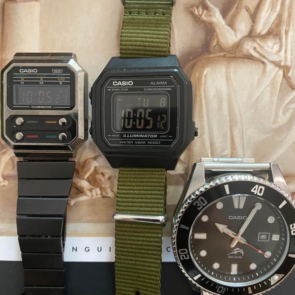 [WTS] Casio Lot - a100 gunmetal, b650 w/ nato and Duro w/ butterfly ...