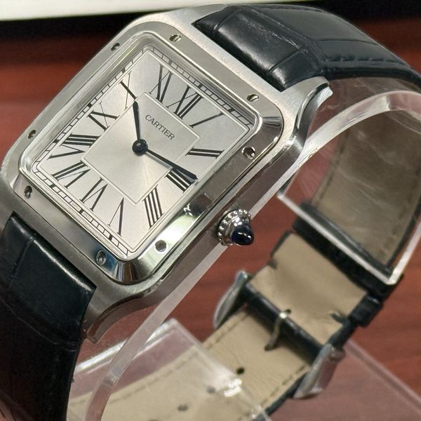 Cartier Santos Dumont Extra Large WSSA0032 Manual Winding Mechanical ...