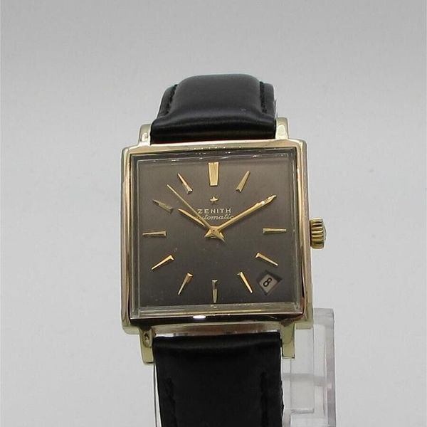 Mens ZENITH JFK Self Winding Recently Serviced 2542PC 25 Jewel Vintage ...