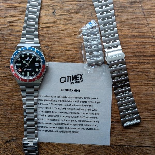 Q Timex GMT Pepsi | WatchCharts Marketplace