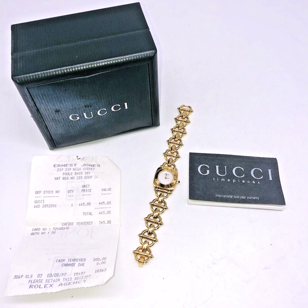 Gucci Watch Model 6400L-Box Papers + Original Receipt | WatchCharts ...