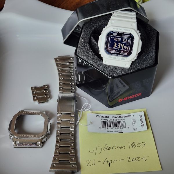 [WTS] Casio G-Shock GWM5610MD-7 "Stormtrooper" | WatchCharts Marketplace