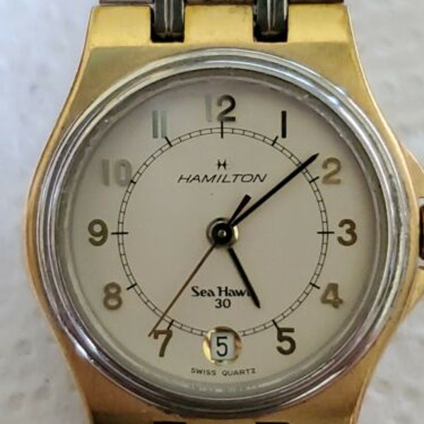 HAMILTON SEAHAWK 30 LADIES QUARTZ WATCH WITH DAY #9496 | WatchCharts ...
