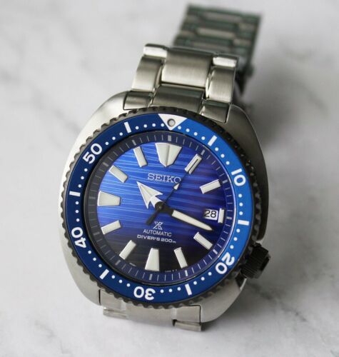 Seiko Save The Ocean Turtle Mod With Samurai Dial And Hands Srpc91 ...