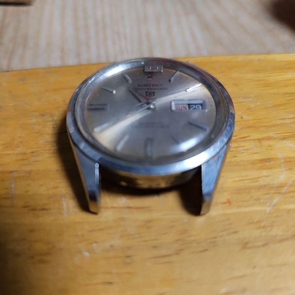 Vintage 1960's Seiko Sportsmatic5 6619-9010 21J automatic watch for parts | WatchCharts Marketplace